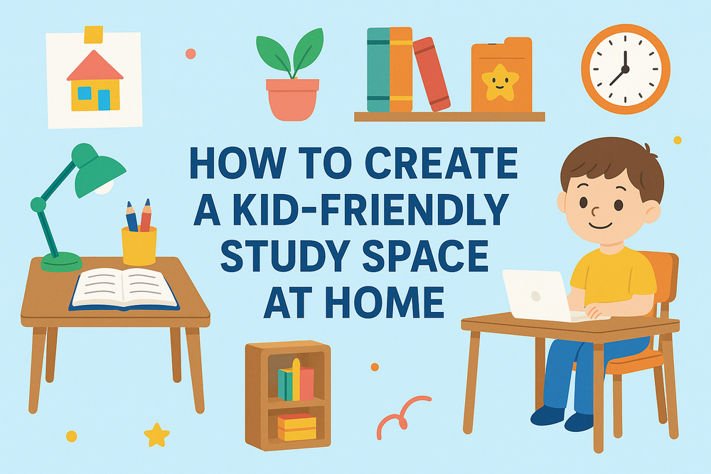 How to Create a Kid-Friendly Study Space at Home